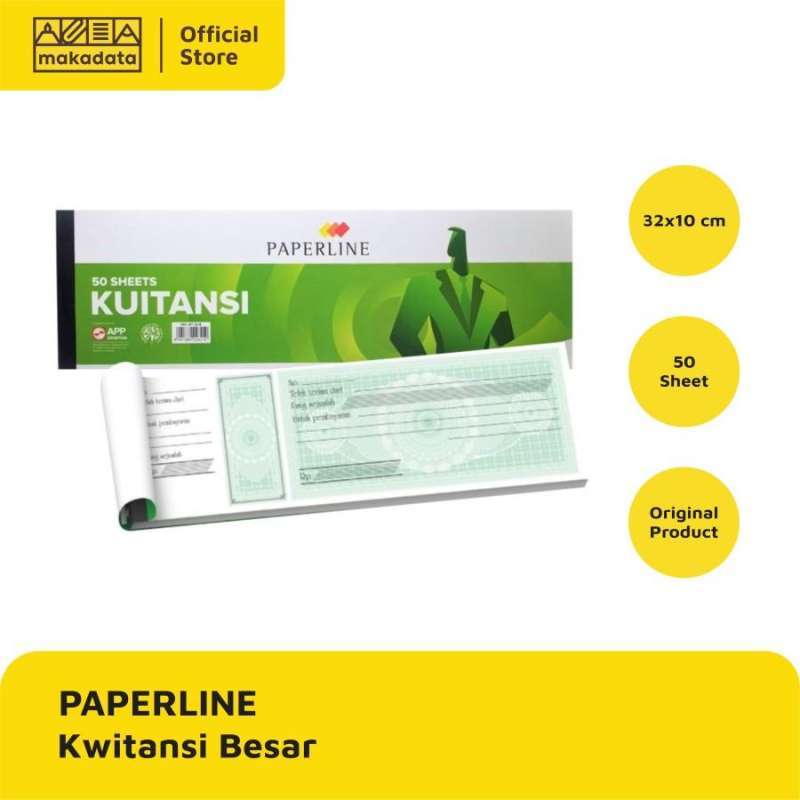 Jual KWITANSI | KUITANSI PAPERLINE MINI TANGGUNG BESAR (1PCS) MURAH ...