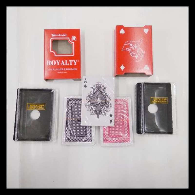 Jual KARTU REMI PLASTIK ROYALTY BONUS KOTAK MIKA di Seller Jagad_Store ...