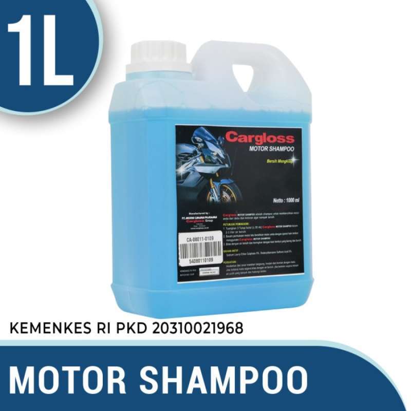 Jual BEST PROMO Cargloss SHAMPOO Motor cairan pencuci motor - 1 LITER ...