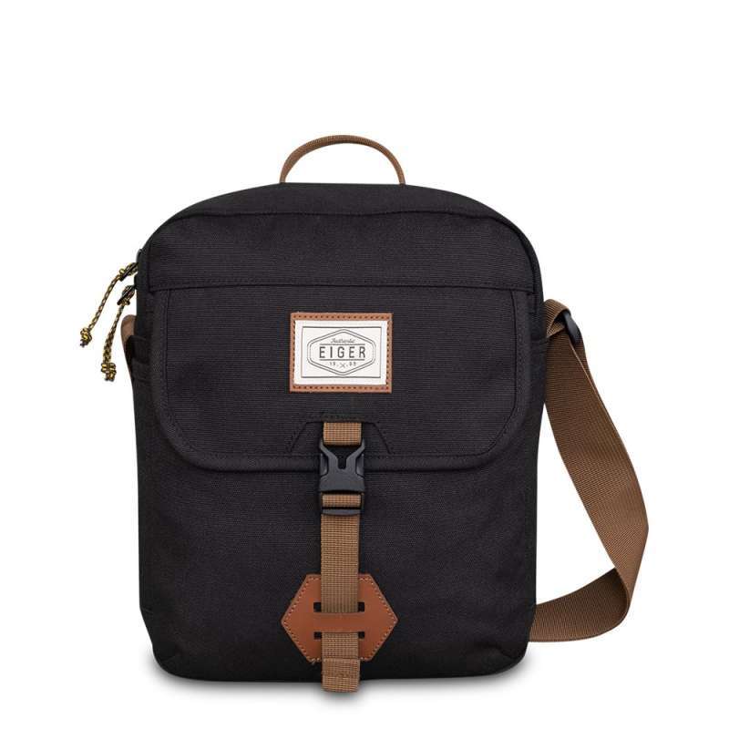 Jual Eiger 1989 Diario Canvas 7 Tablet Shoulder Bag - Black 7L di ...