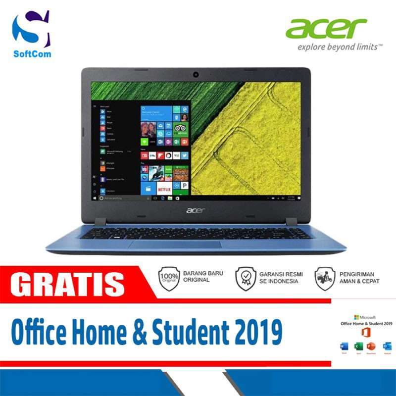 Jual Acer Aspire 3 A314-32-C5V7 Notebook [Celeron N4120/4GB/256GB SSD ...
