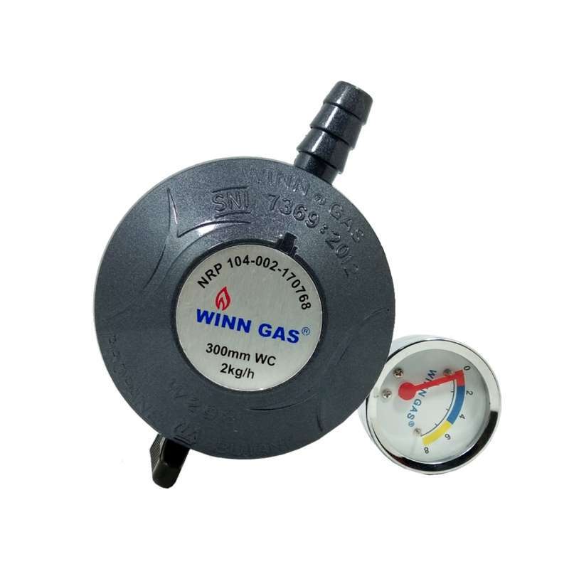 Promo Regulator Gas Tekanan Rendah Winn Gas W-298 Meter - Hitam Diskon ...