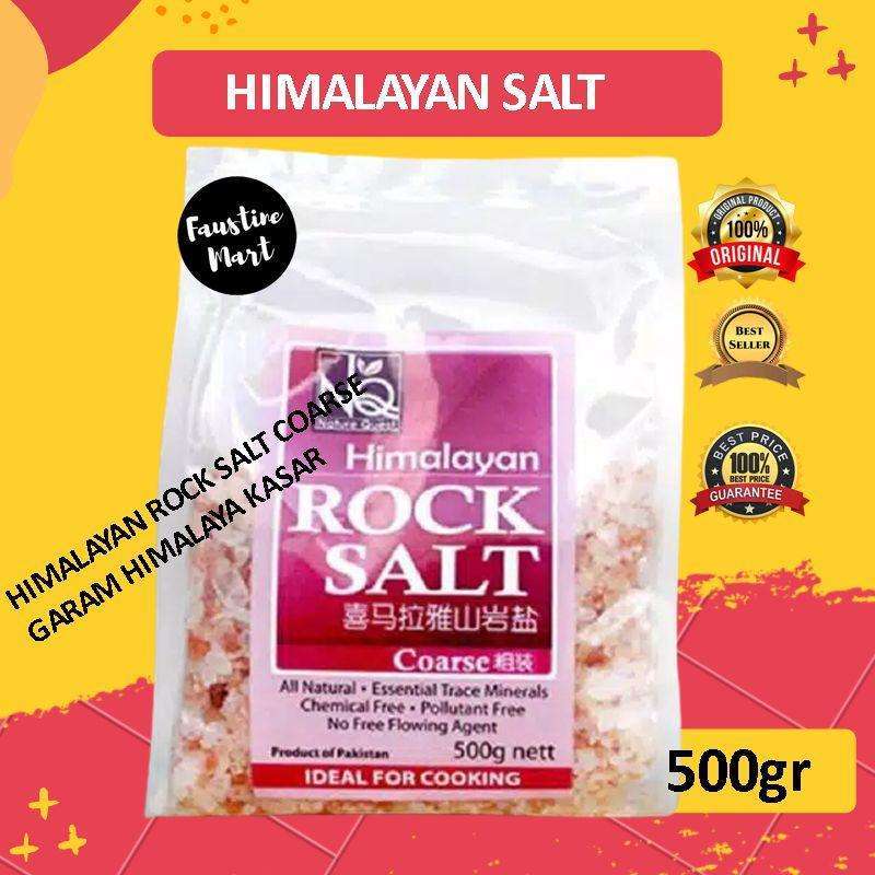 Jual Garam Himalaya Nq Nature Quest Himalayan Rock Salt Coarse Garam ...