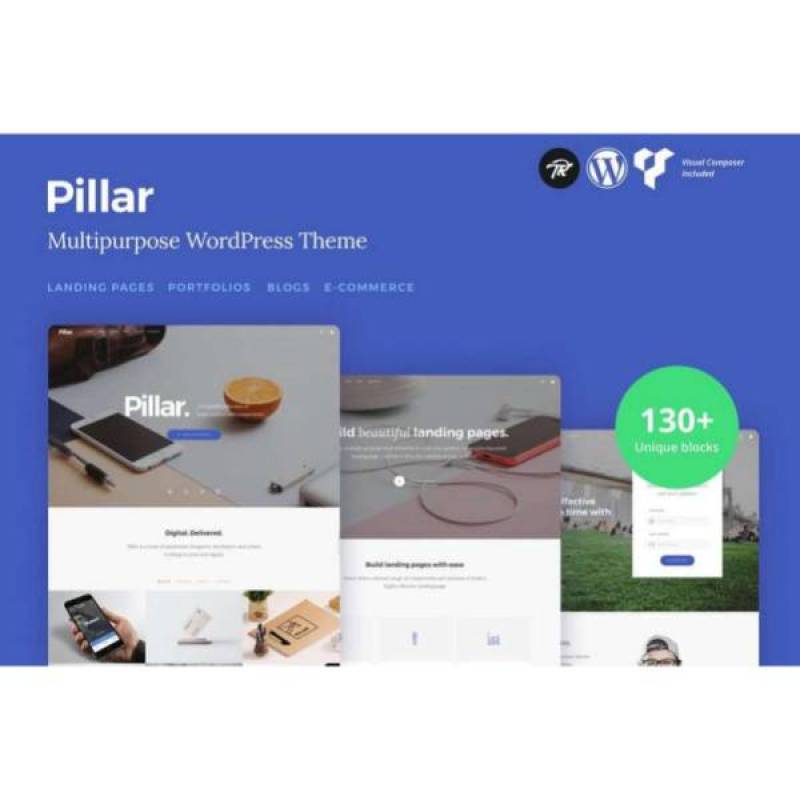 Jual Template Pillar Multi-Concept Responsive Theme WP di Seller Bukuoriginal - Gayam, Kota ...
