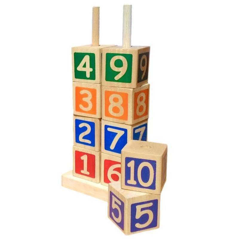 Promo Menara Balok Angka – Menara Angka Kubus Diskon 15% di Seller ...