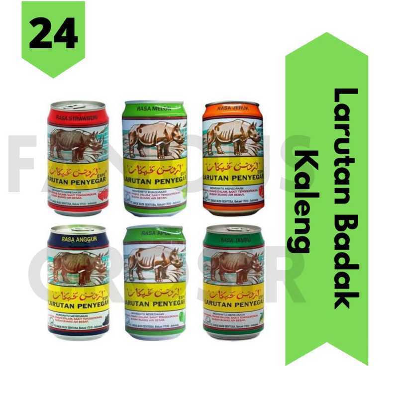 Promo Larutan Penyegar Cap Badak Minuman Stamina [320 mL/ 24 pcs/ 1 Dus ...