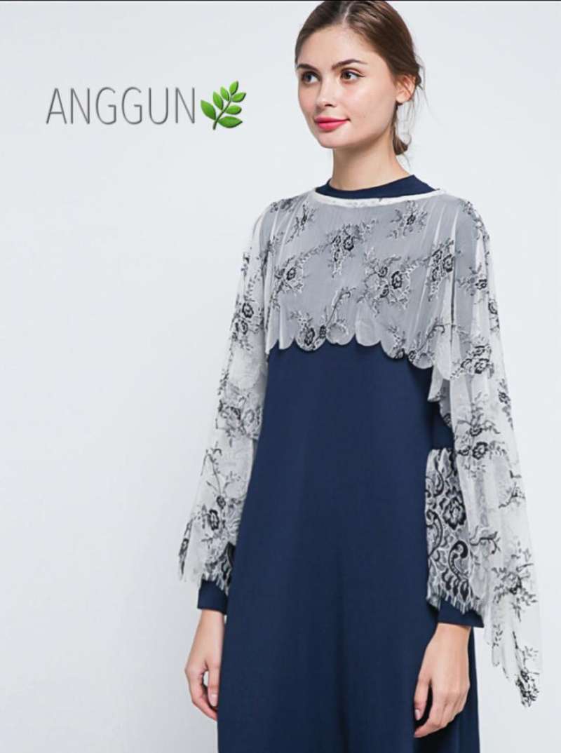 23 Baju Brokat Rompi Panjang