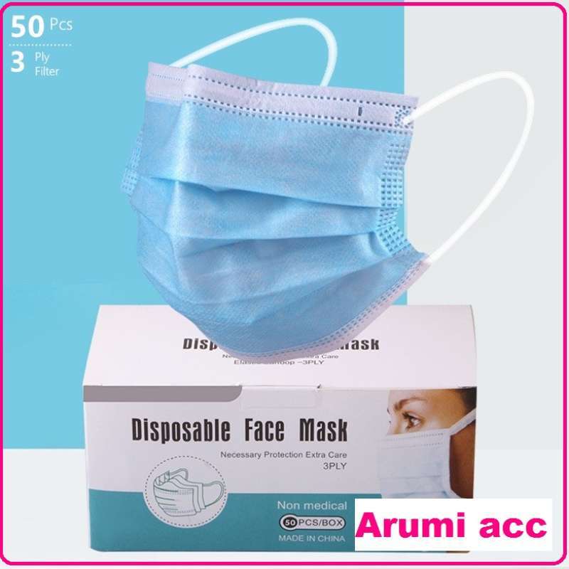 Jual Masker 3 Ply ( Isi 50pcs ) Di Seller Arumi Acc - Cakung Timur ...