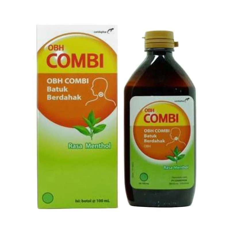 Jual OBH COMBI Obat Batuk Berdahak Menthol Sirup [100 mL] di Seller ...