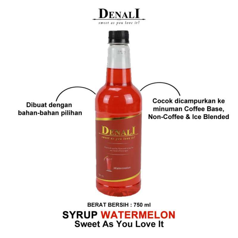Jual Denali Syrup Sirup Denali UK Rasa Watermelon di Seller QR STORE ...