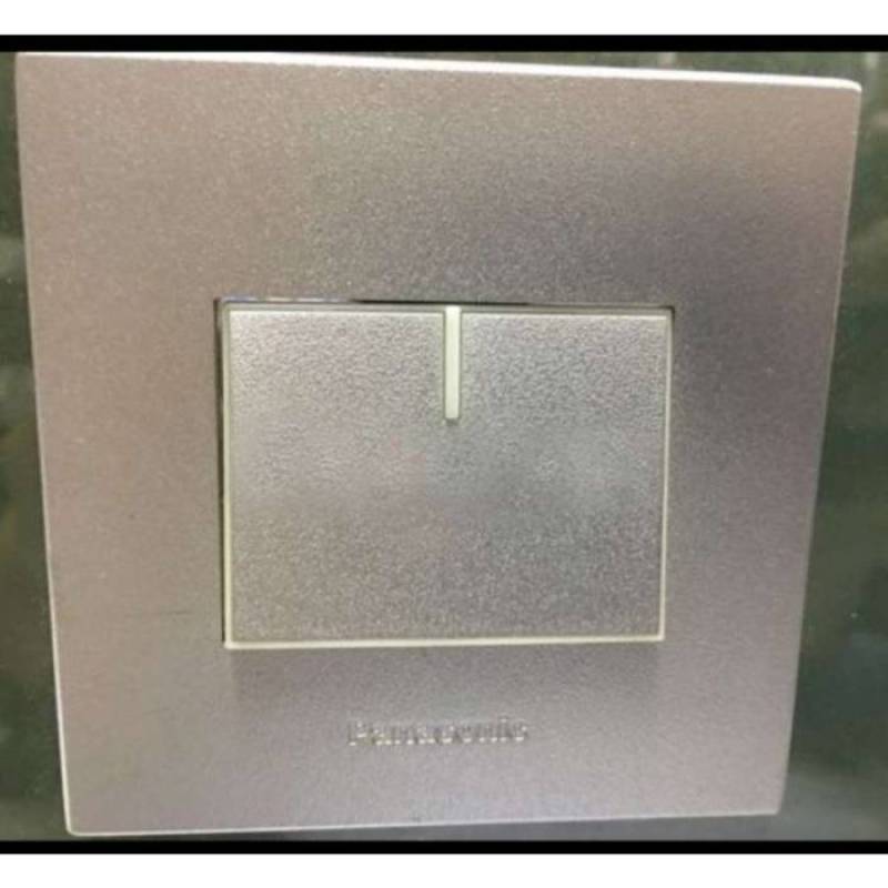 Jual PANASONIC STYLE E SILVER Saklar Tunggal Engkel Mata Besar / Lebar ...