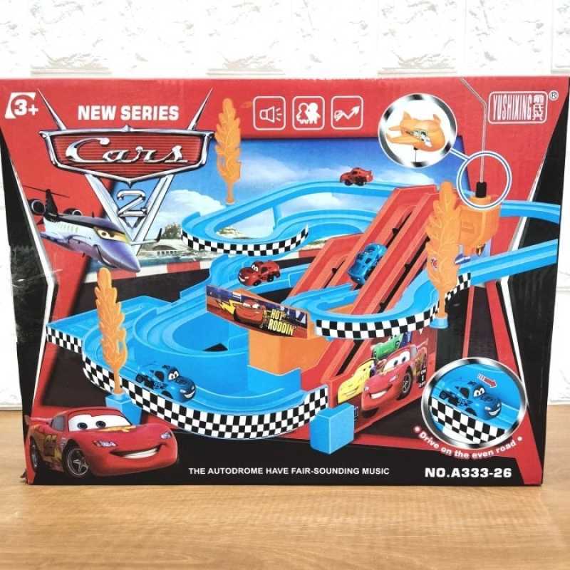 Jual Mainan Anak Track Racing Cars mainan royal di Seller Denis Toy ...