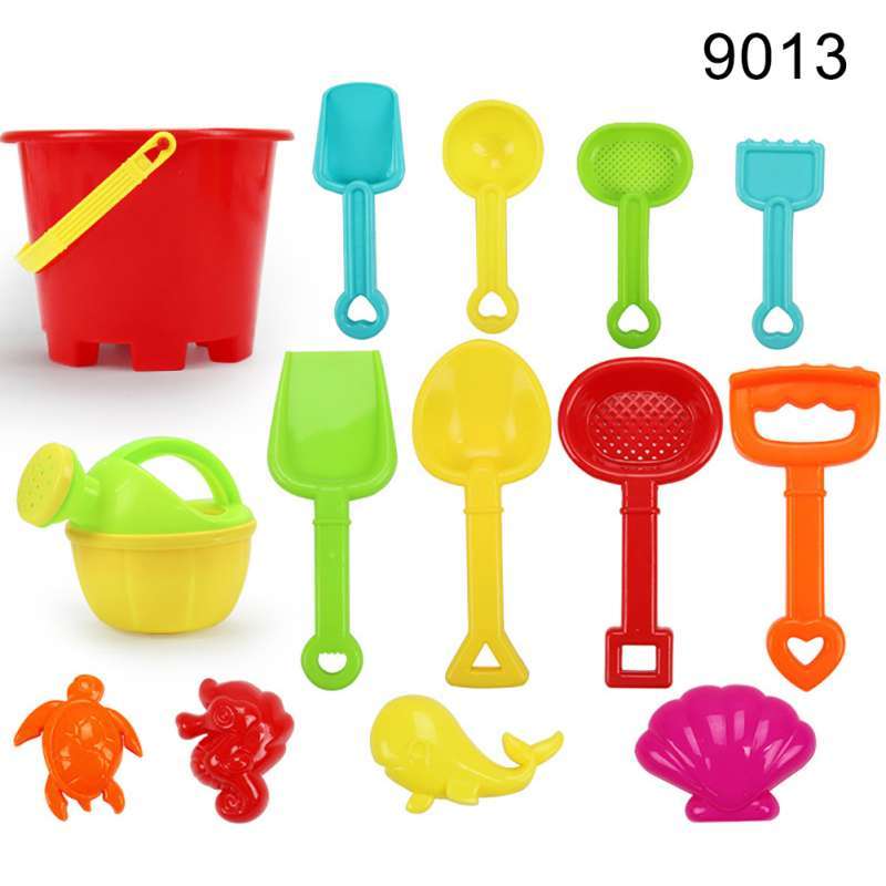 Promo Bluelans Kids Beach Set Cartoon Mold Bucket Castle Building Sand ...