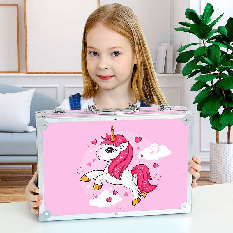 Promo Set 145pcs Alat Lukis dan Menggambar Anak Model Koper Jinjing di ...