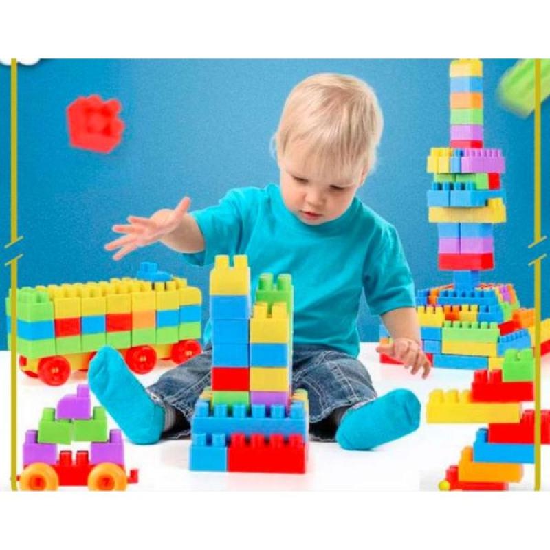 Jual Mainan Edukasi Brick Block Anak Mainan Balok Susun Bongkar Pasang ...