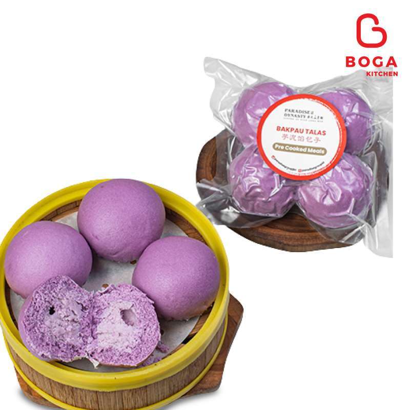 Jual BOGA KITCHEN Dim Sum Bakpau Talas Premium Quality Makanan Beku [4 ...