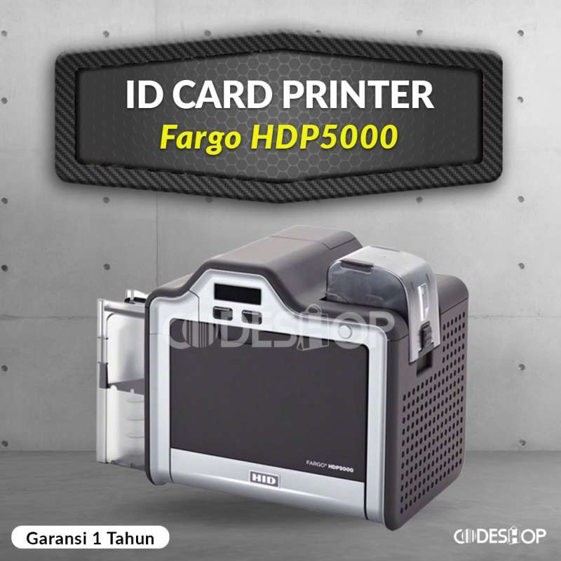 Jual Printer ID Card Fargo HDP 5000 Cetak Kartu PVC HDP5000 Single Side ...
