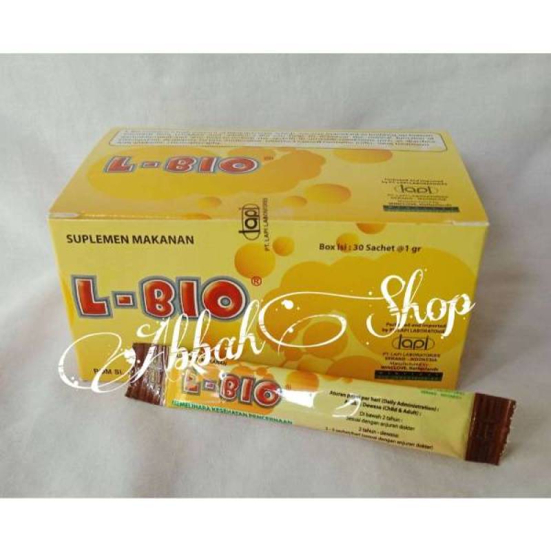 Promo L-bio Sachet per box Diskon 6% di Seller Tio Global Farma ...