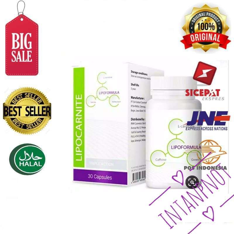 Jual ⭐⭐⭐⭐⭐new Obat Diet Super Cepat - Lipocarnite Asli Original ...