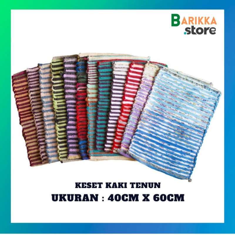 Jual Keset Kaki Tenun Keset Rajut Keset Anyaman Kain Perca Uk 40cm x ...