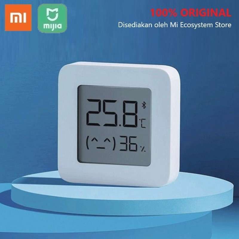 Jual Xiaomi Mijia Temperature and Humidity Monitor 2 Bluetooth 4.2 LYWSD03MMC Portable Smart ...