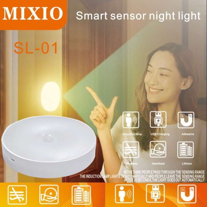 Jual MIXIO Lampu LED Sensor Otomatis Sensor Gerak baseus killer di ...