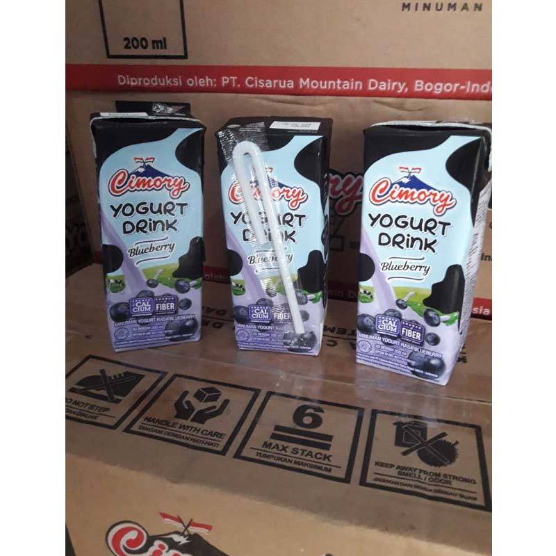 Jual Cimory Yogurt Drink 200 Ml Rasa Blueberry 1 Karton Halal Di Seller Toko Akbarnia Bekasi ...