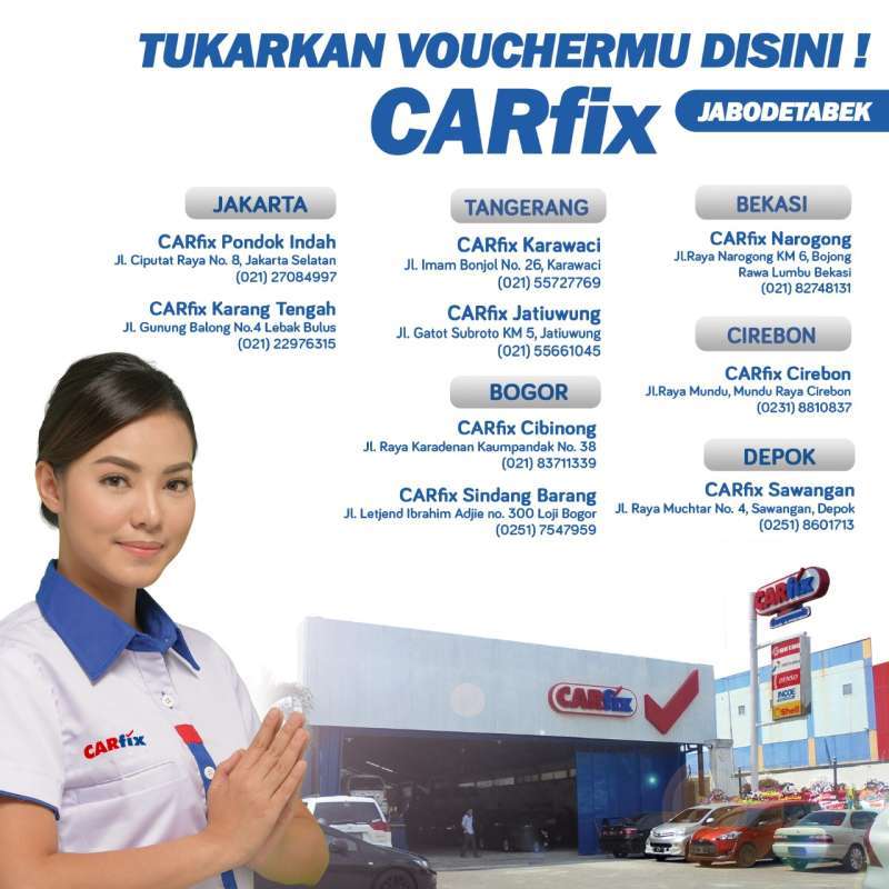Jual Service Super Komplit [maxima] - Carfix Jabodetabek Di Seller Carfix Indonesia ...
