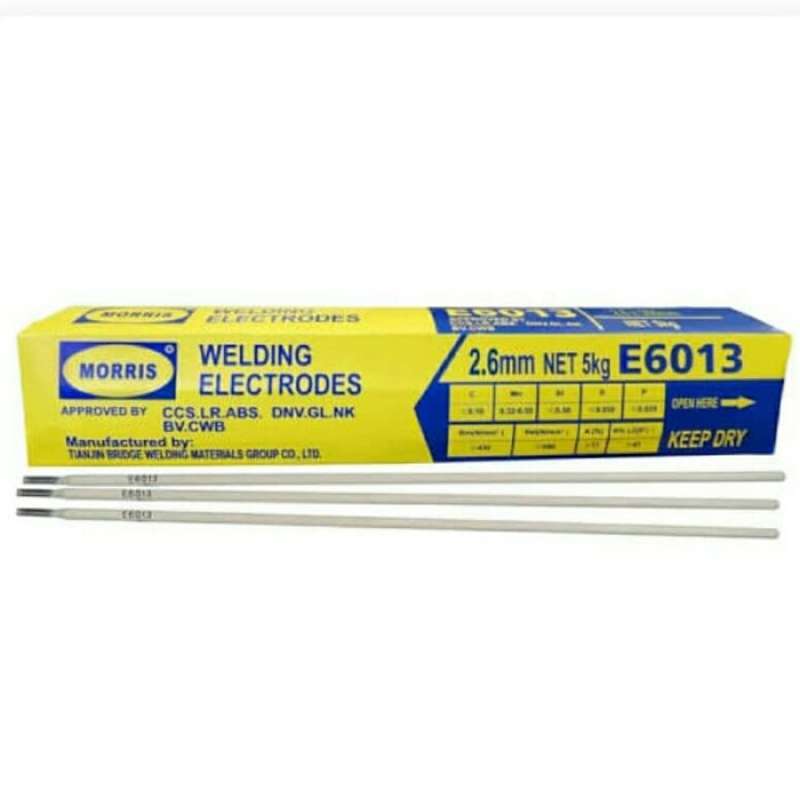 Jual Kawat Las Listrik E6013 2,6mm x 300mm MORRIS Welding Electrode 6013 di Seller Plaza Tools ...
