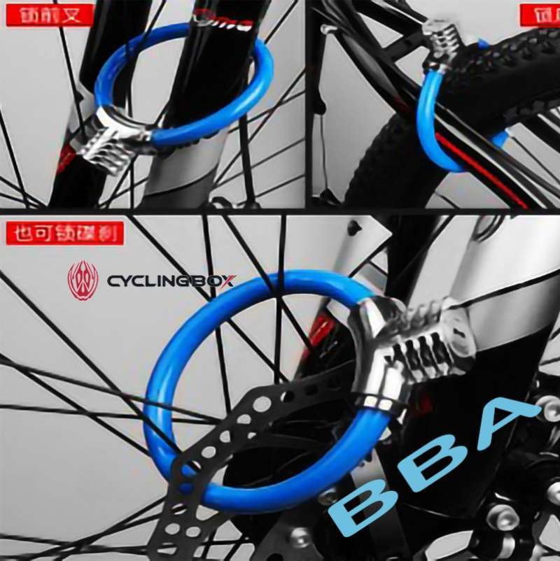 Promo Cyclingbox Gembok Sepeda Cable Ring 110mm - Bg-8238 - Black ...