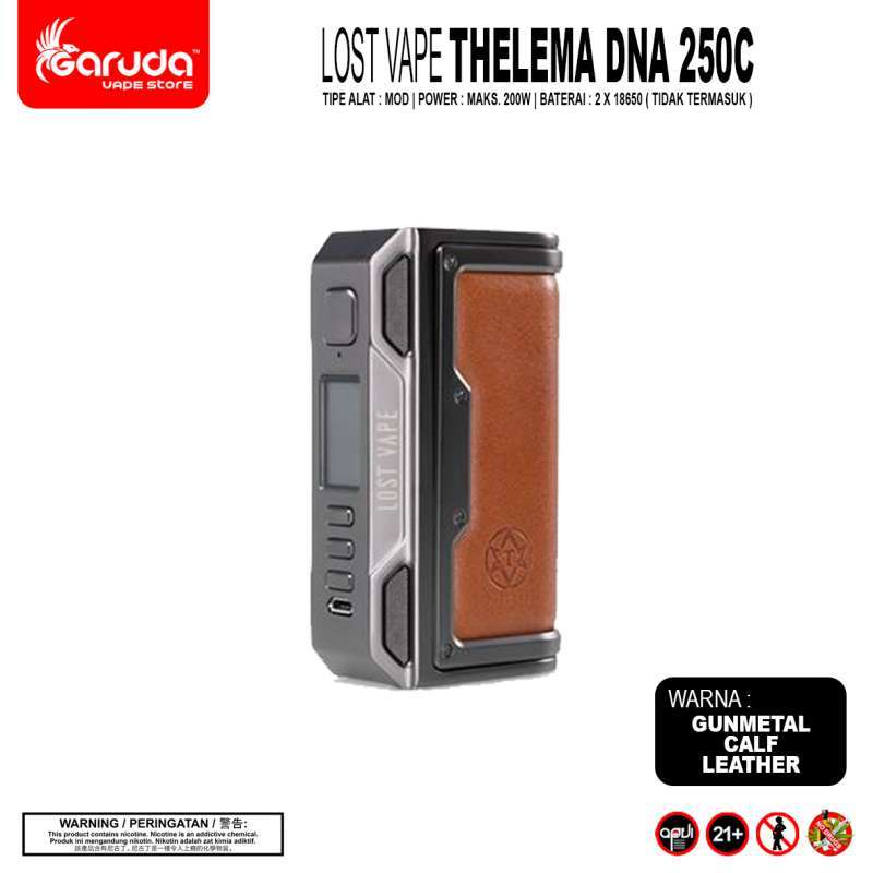 Jual Mod Thelema Dna 250 C Lost Vape 100% Authentic - Gunmetal Calf ...