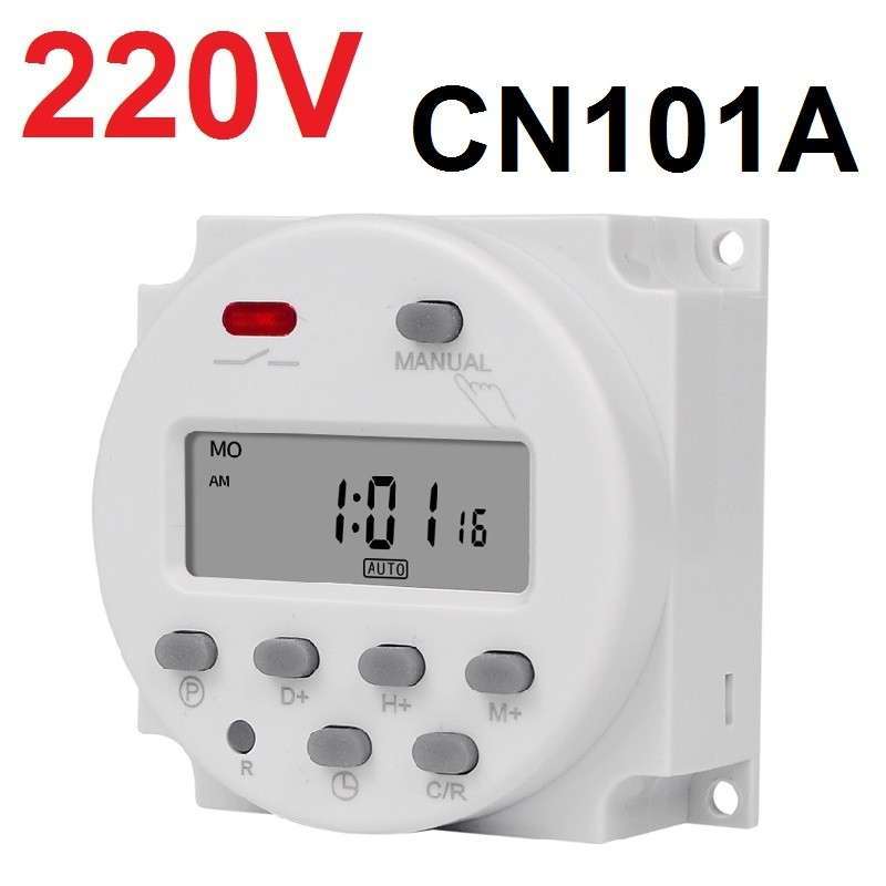 Jual Timer Switch Digital Time Delay Relay 220v 12v Cn101a Untuk Lampu ...