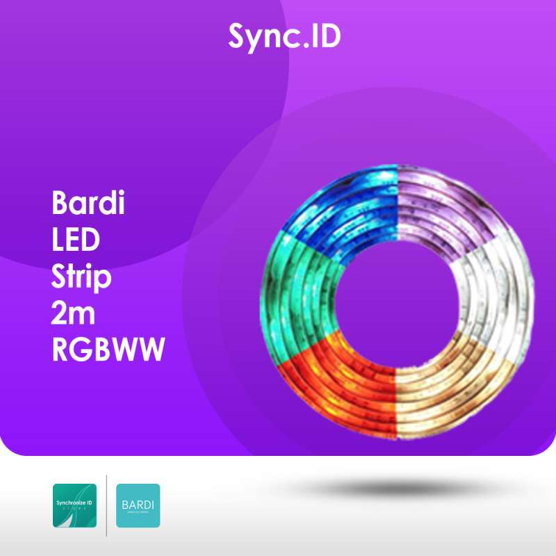 Jual BARDI LED Strip RGBWW Wifi 2m - controled by app / google home ...