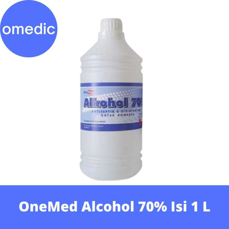 Jual OneMed Alcohol 70% Isi 1 Liter di Seller Omedic - Kedaung Kali ...
