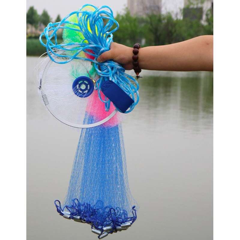 Jual JALA IKAN LEMPAR JARING IKAN PERANGKAP IKAN PENANGKAP IKAN MURAH ...