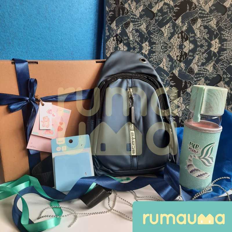 Jual RUMAUMA Valentine Stay Boy Hampers Parcel Kado Cowok Hadiah Tas ...