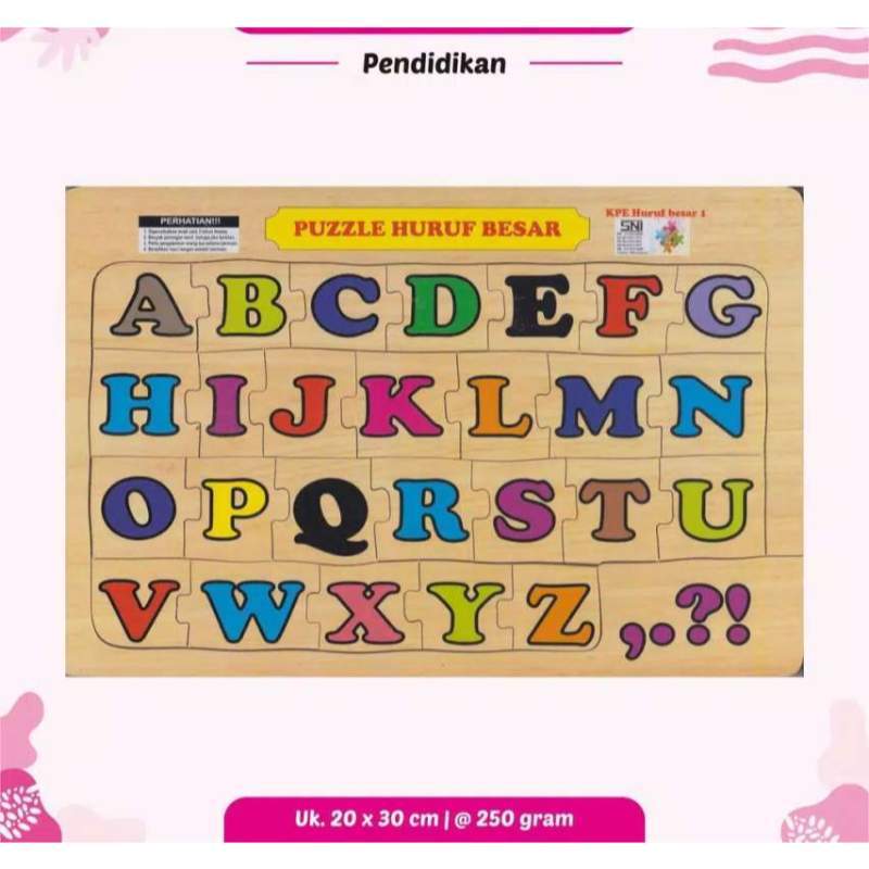Jual Mainan Puzzle Huruf Besar di Seller TDI STORE - Cipete Utara, Kota ...