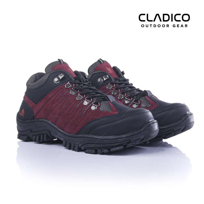 Jual Sepatu Safety Kerja Lapangan Cladico Coupe Low Original - Merah 43 ...