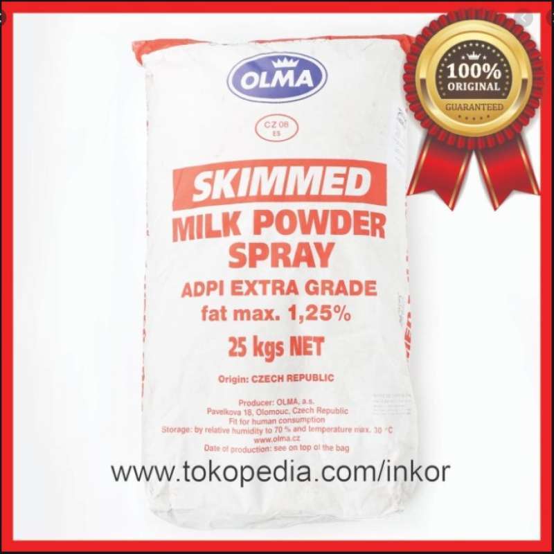 Jual SKIMMED MILK POWDER SPRAY OLMA APDI EXTRA GRADE EX LACNEA 1KG di ...