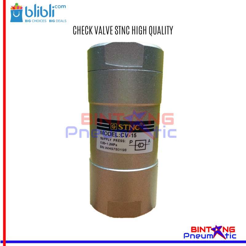 Jual CHECK VALVE STNC MODEL CV-15 1/2INCH ONE WAY VALVE 1/2 di Seller ...