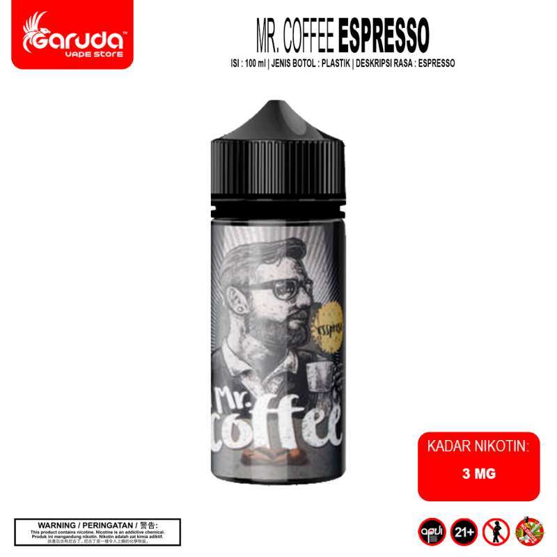 Jual Liquid Mr Coffee Series IDJ 3mg 100ml Bercukai ESPRESSO di Seller ...
