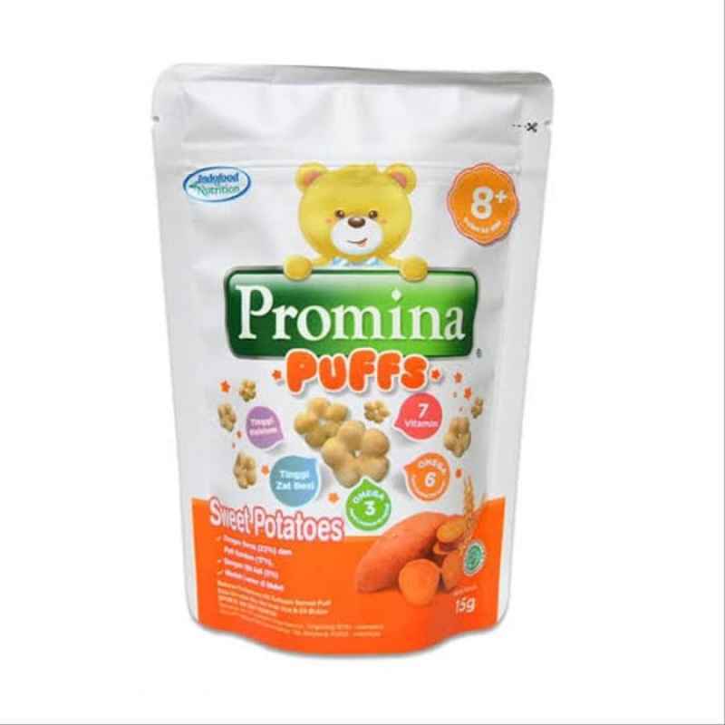 Jual PROMINA PUFFS SWEET POTATO 15g ( 1 Karton isi 24 Pcs ) di Seller ...