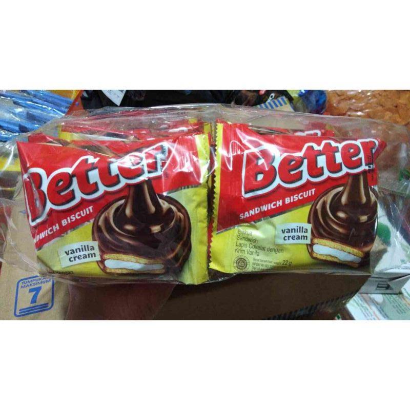 Jual Better Vanilla Cream Roma 22 gr [1 Pack isi 20 sachet] di Seller ...