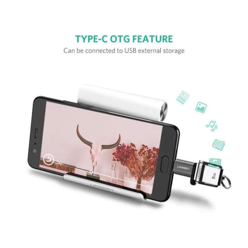 Promo Ugreen Converter Micro Usb Adapter Female To Type C With Keychain ...