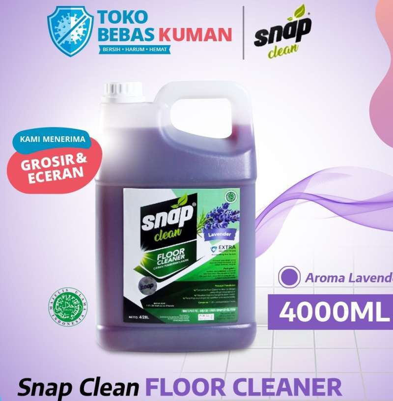 Jual Hand Soap/Sabun Cuci Tangan Lavender Snap Clean 4 Liter di Seller ...