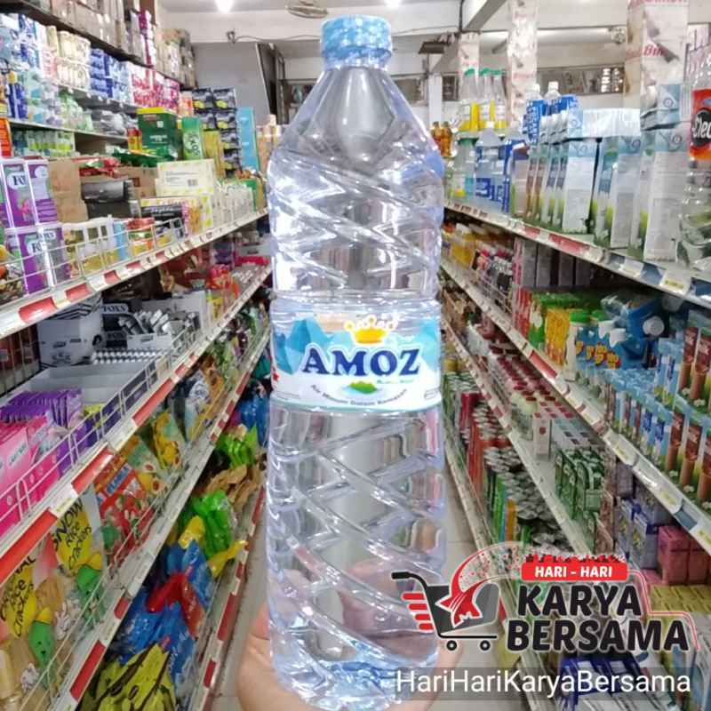 Jual MINUMAN AIR MINERAL AMOZ 1500ML di Seller HariHariKaryaBersama ...