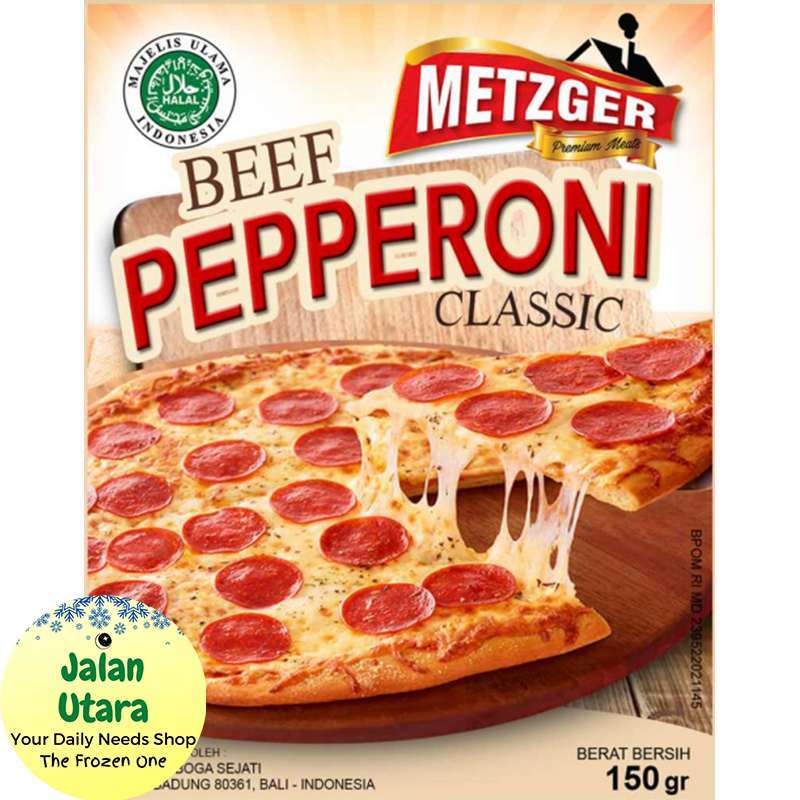 Jual Metzger Halal Beef Pepperoni [150gr] - Jalan Utara Frozen Di ...