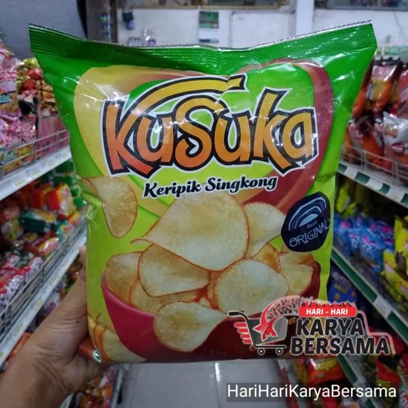 Jual SNACK KUSUKA KERIPIK SINGKONG ORIGINAL 180GR di Seller ...