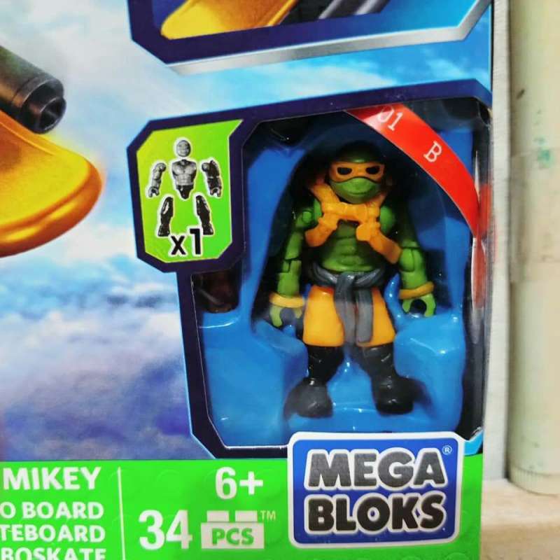 Jual bricks Mega block Tmnt out of the shadow mikey michelangelo ...