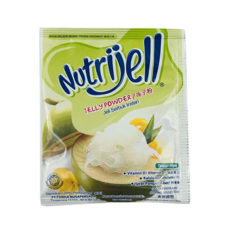 Jual NUTRIJELL Rasa Kelapa Muda Bubuk Jeli 15g - NUTRI JELL Young Coconut Instant Jelly Powder ...